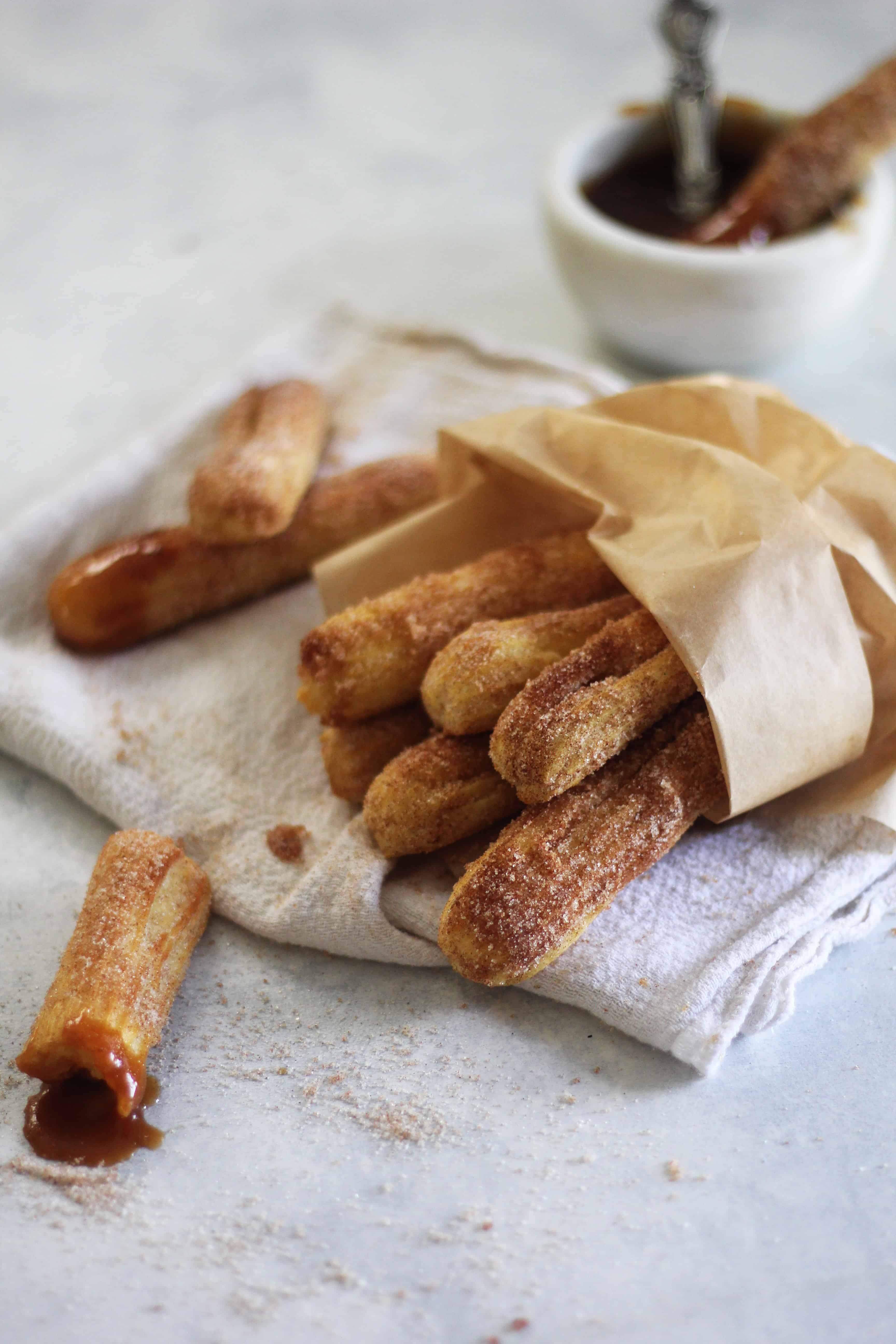 Baked Churros - The Baker Chick