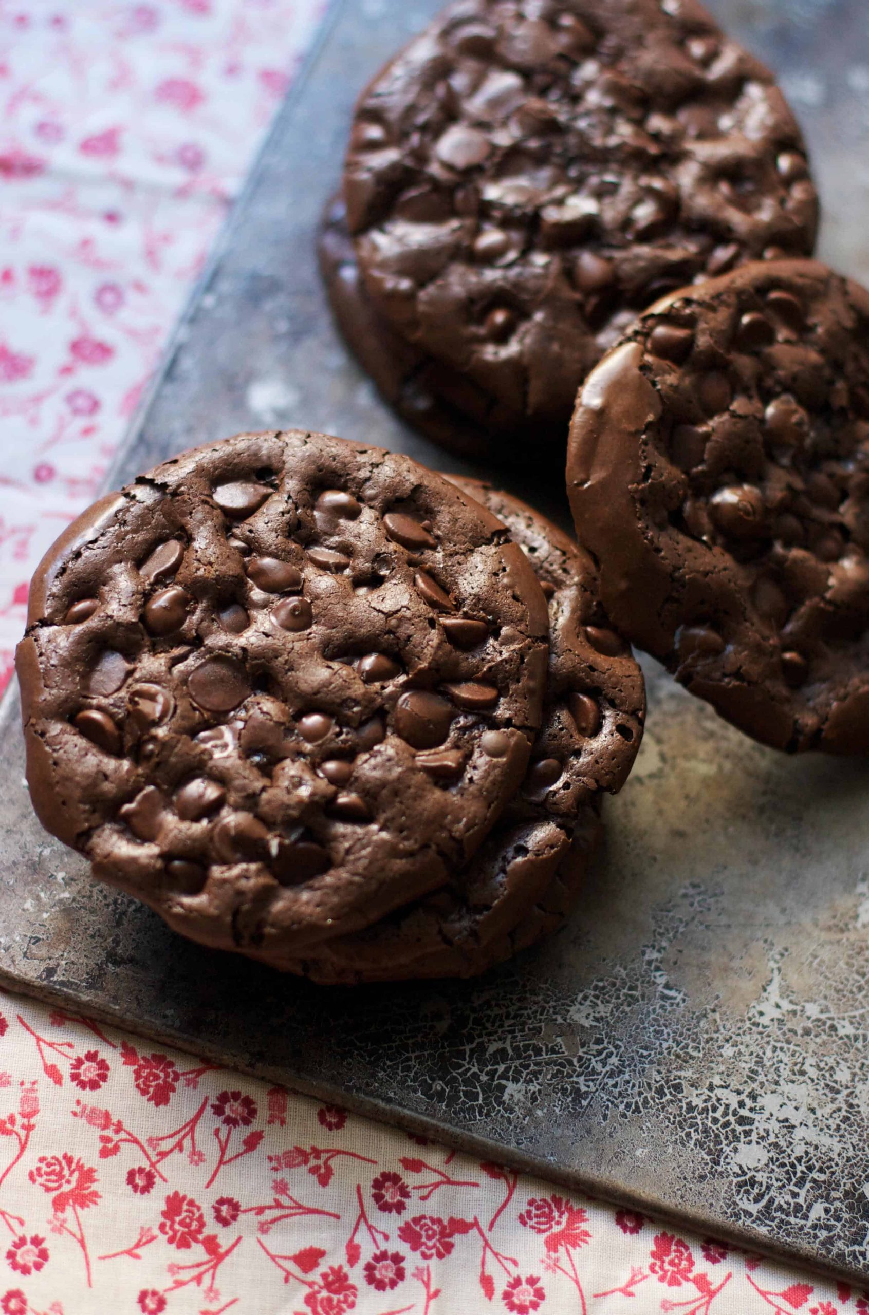 Flourless Chocolate Cookies - The Baker Chick