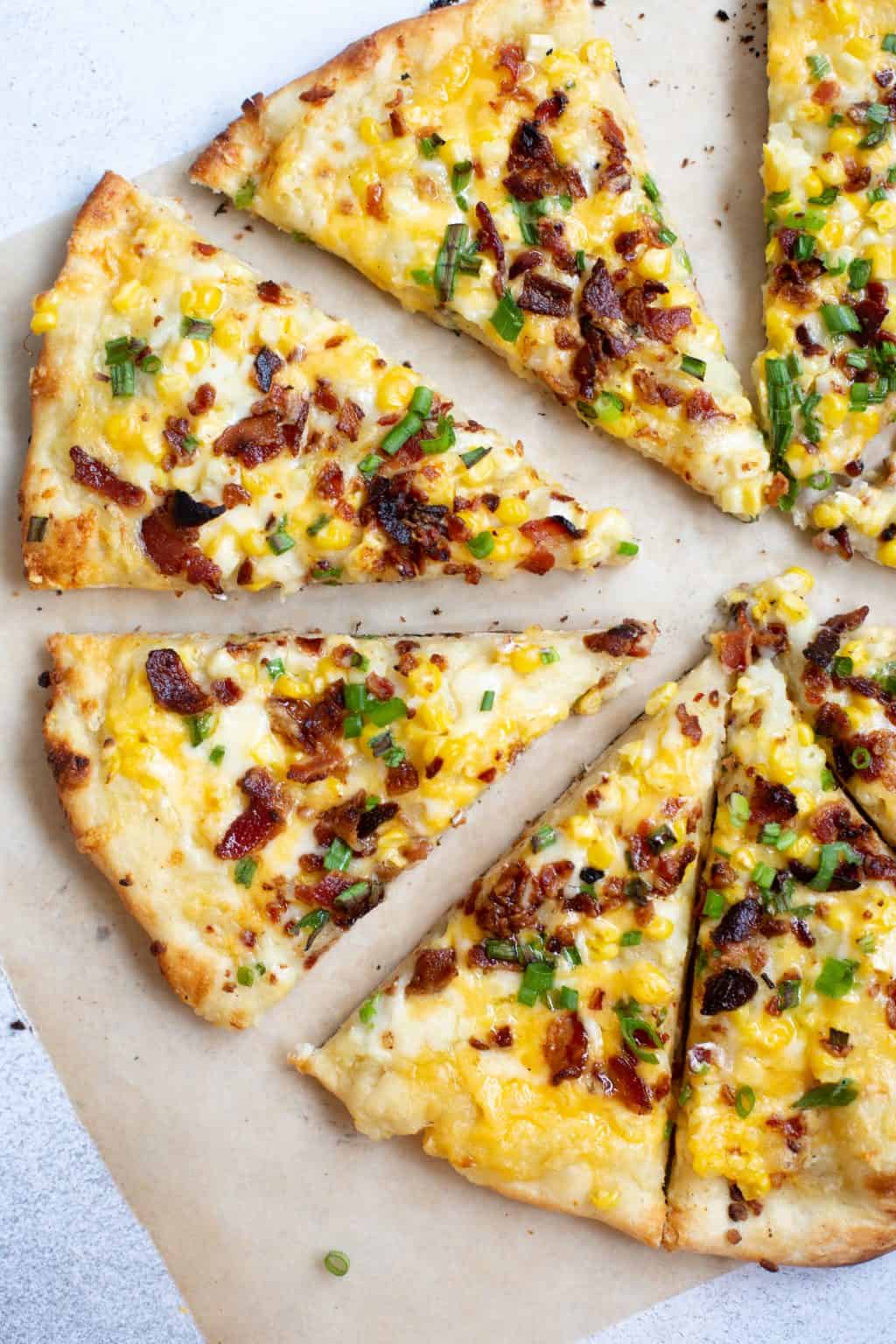 Mashed Potato Pizza - The Baker Chick