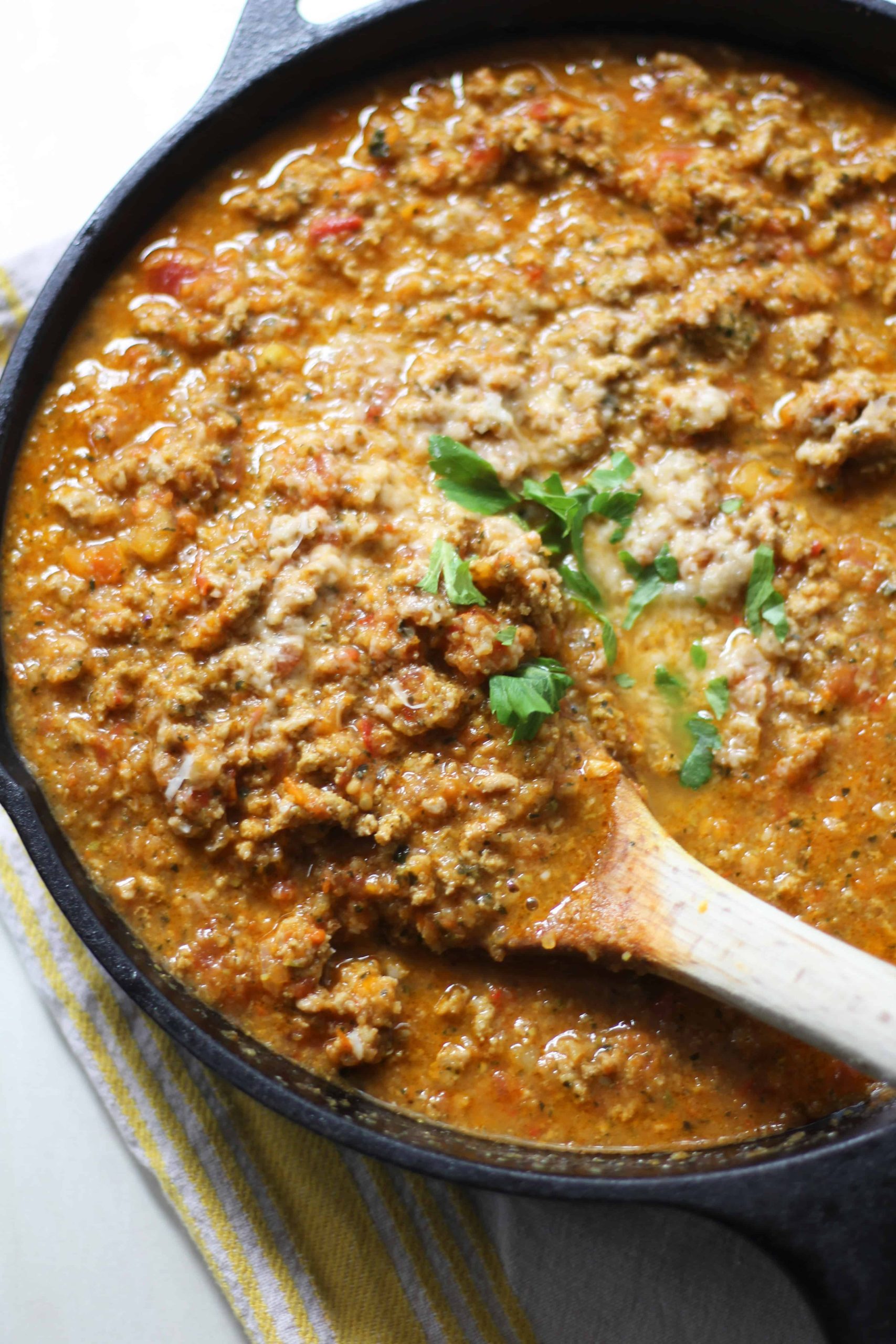 Turkey Vegetable Ragu - The Baker Chick