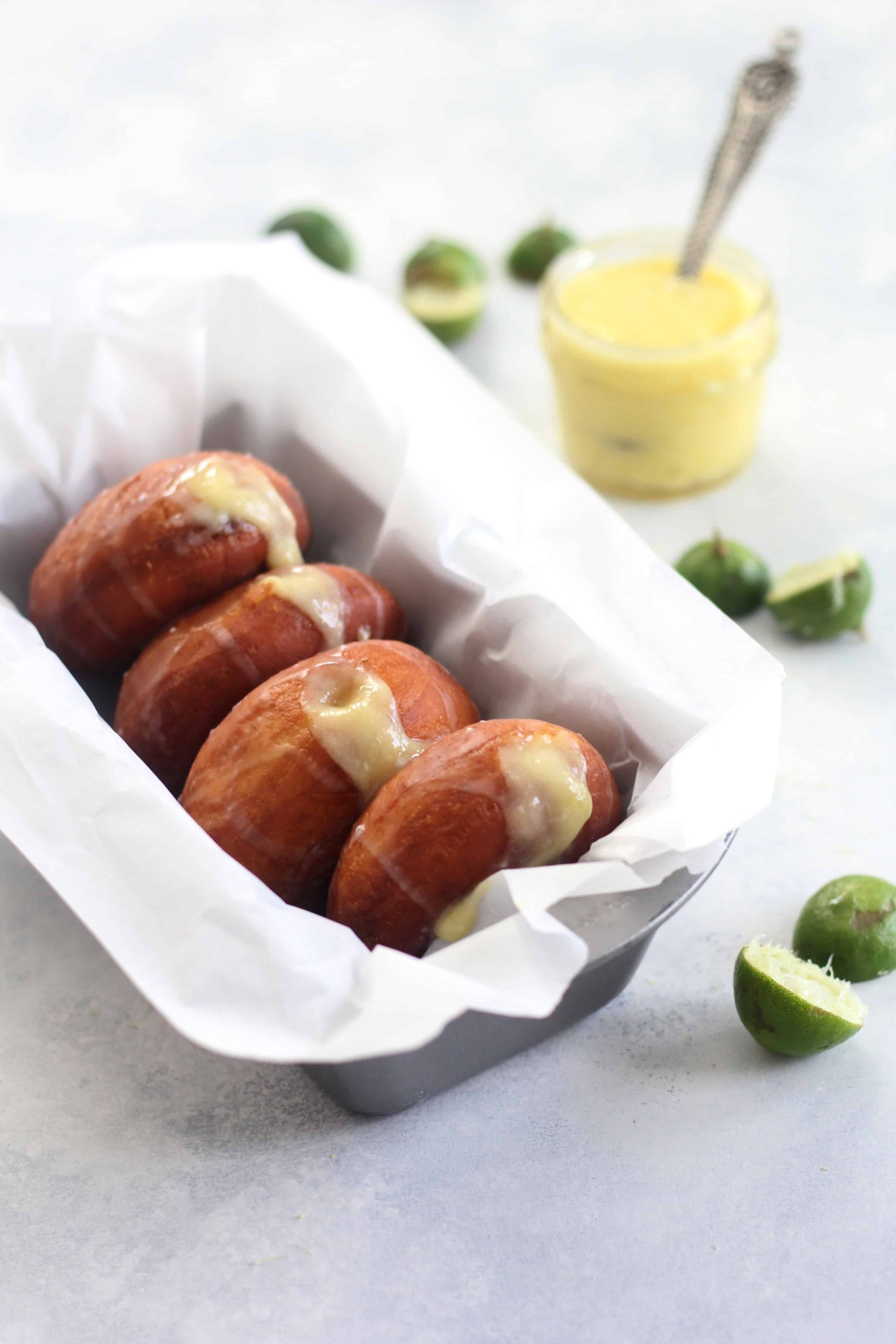 Key Lime Donuts - The Baker Chick