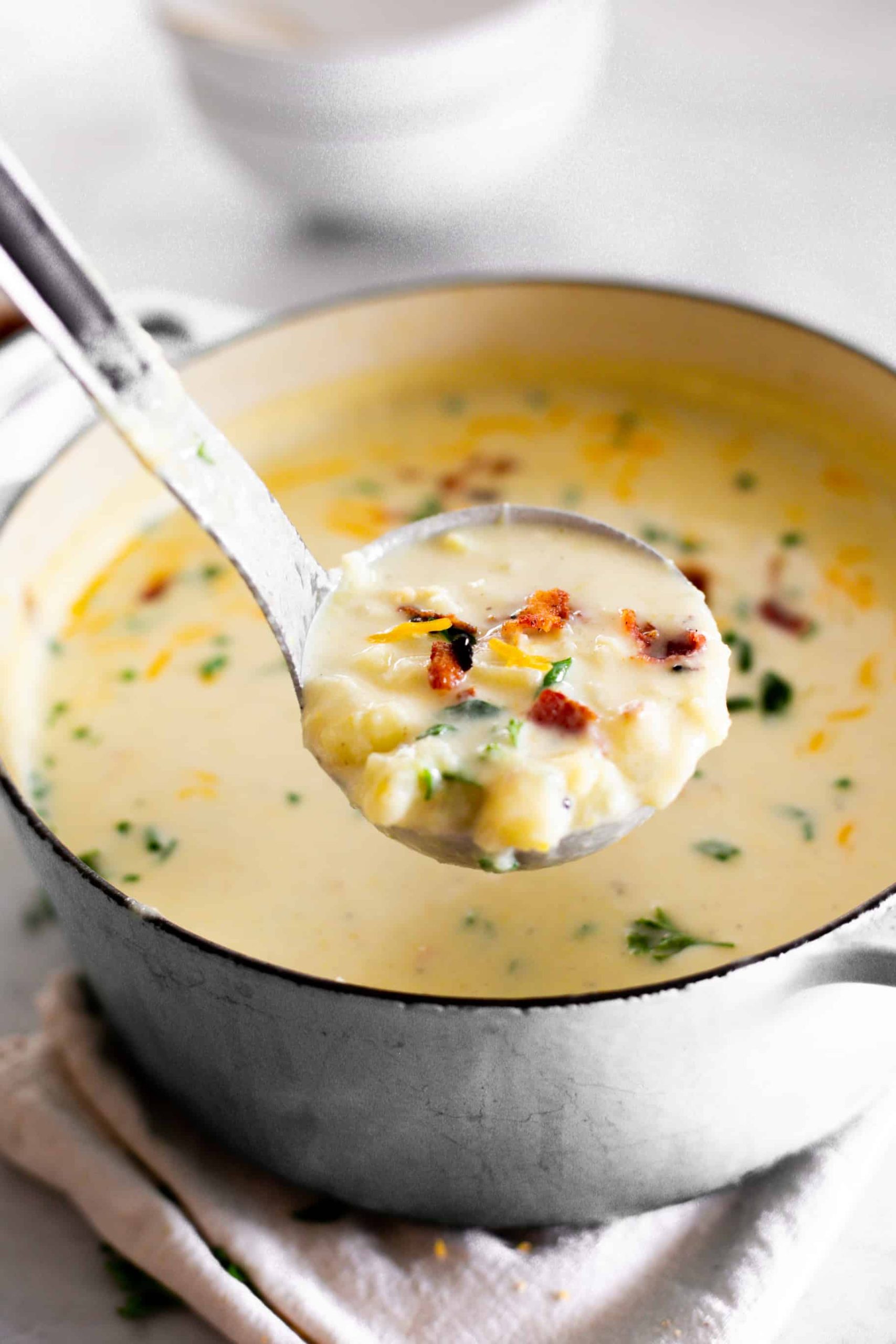 Easy Potato Soup - The Baker Chick