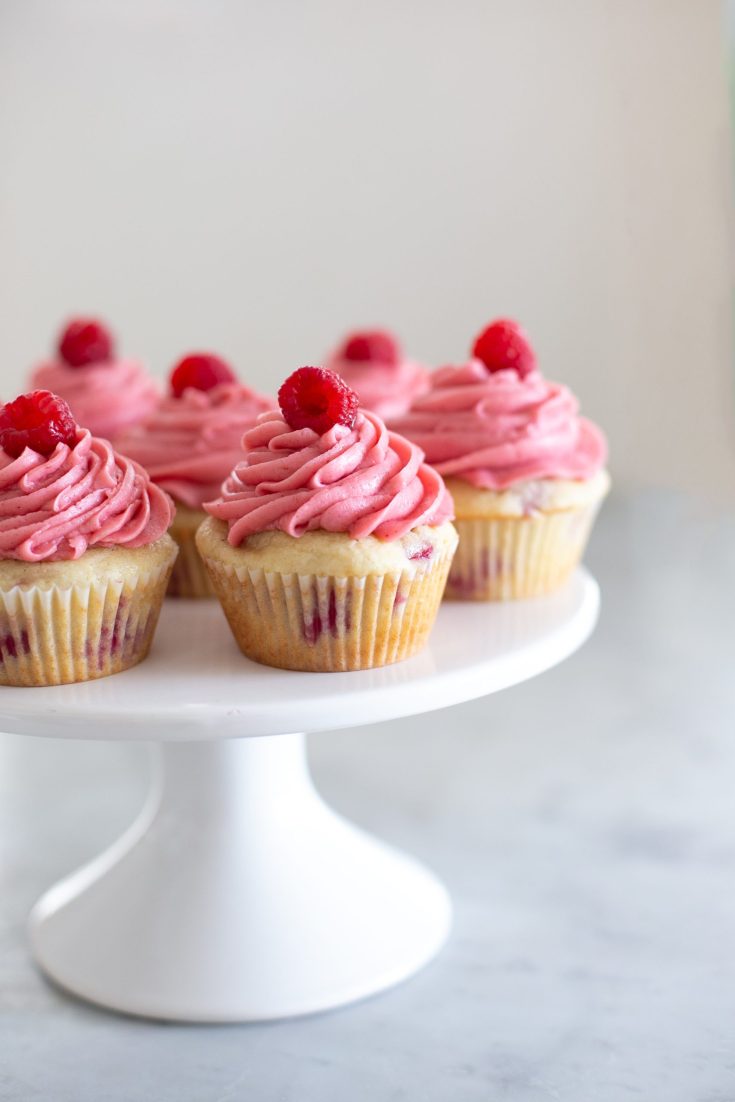 Raspberry Cupcakes - The Baker Chick