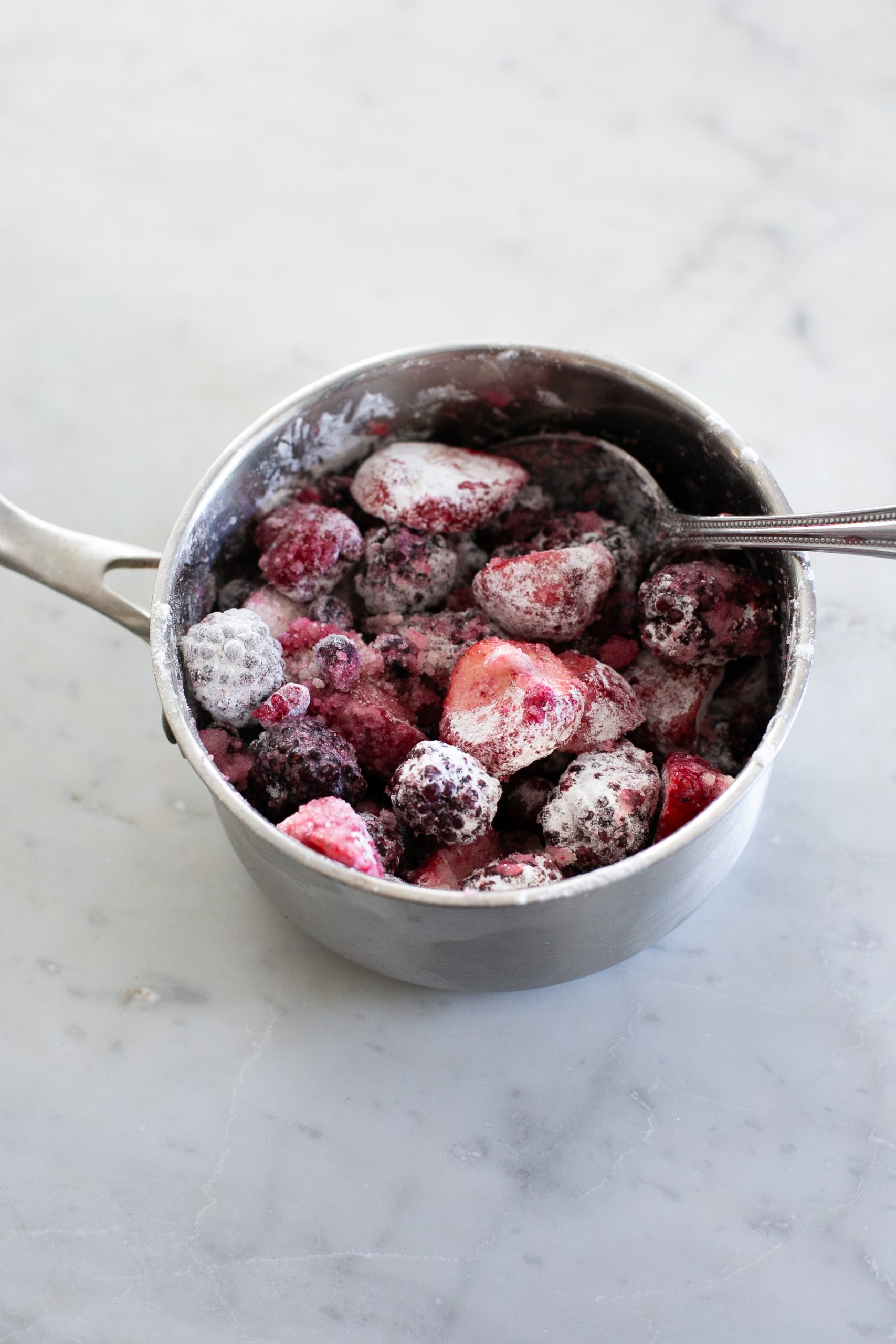 Berry Sauce with Frozen Berries - The Baker Chick
