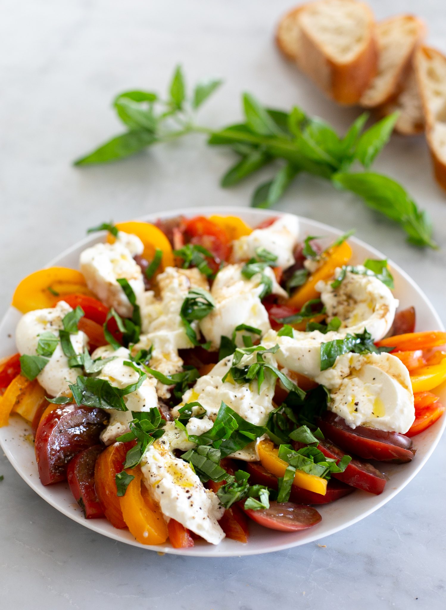 Burrata Caprese - The Baker Chick