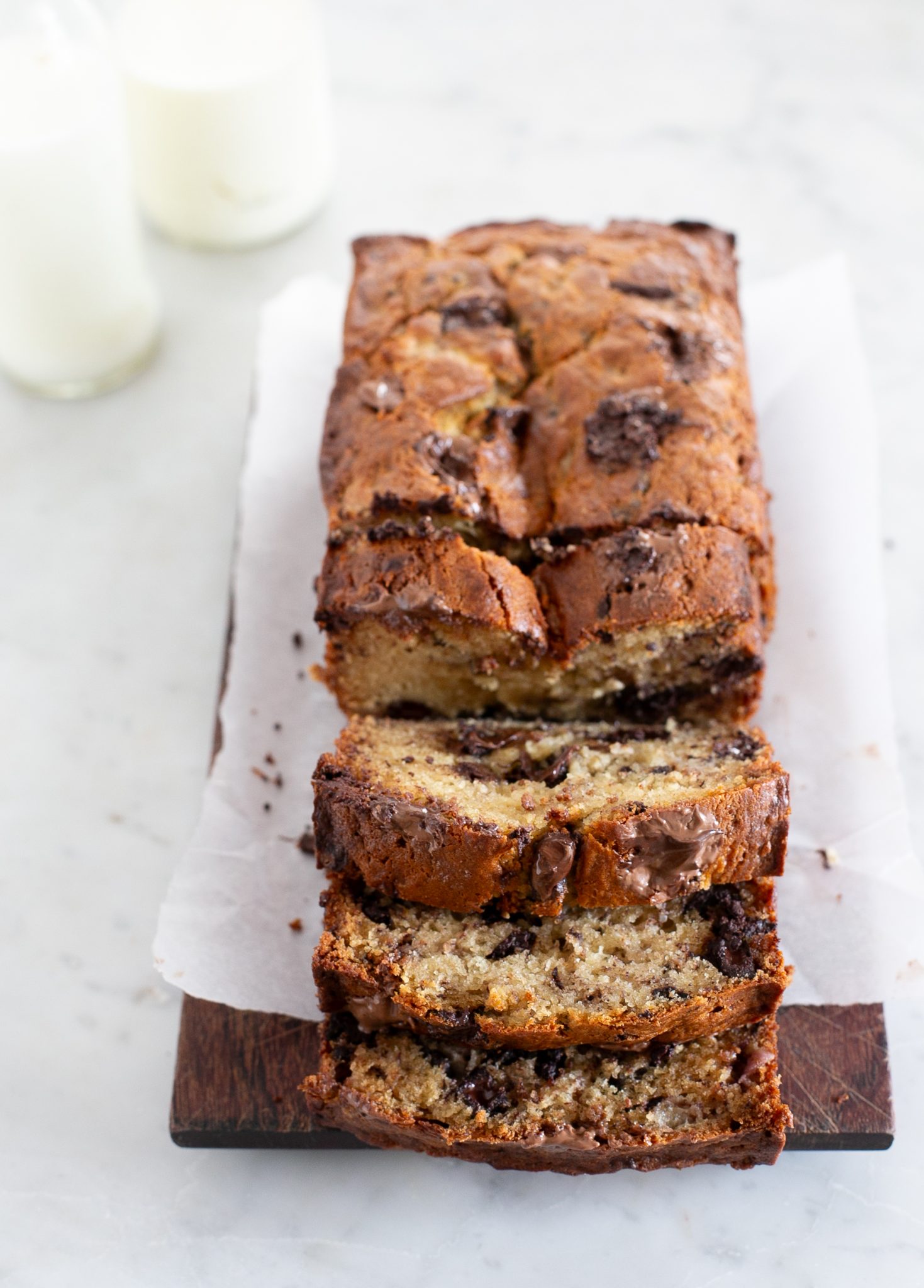 Chocolate Chunk Banana Bread - The Baker Chick