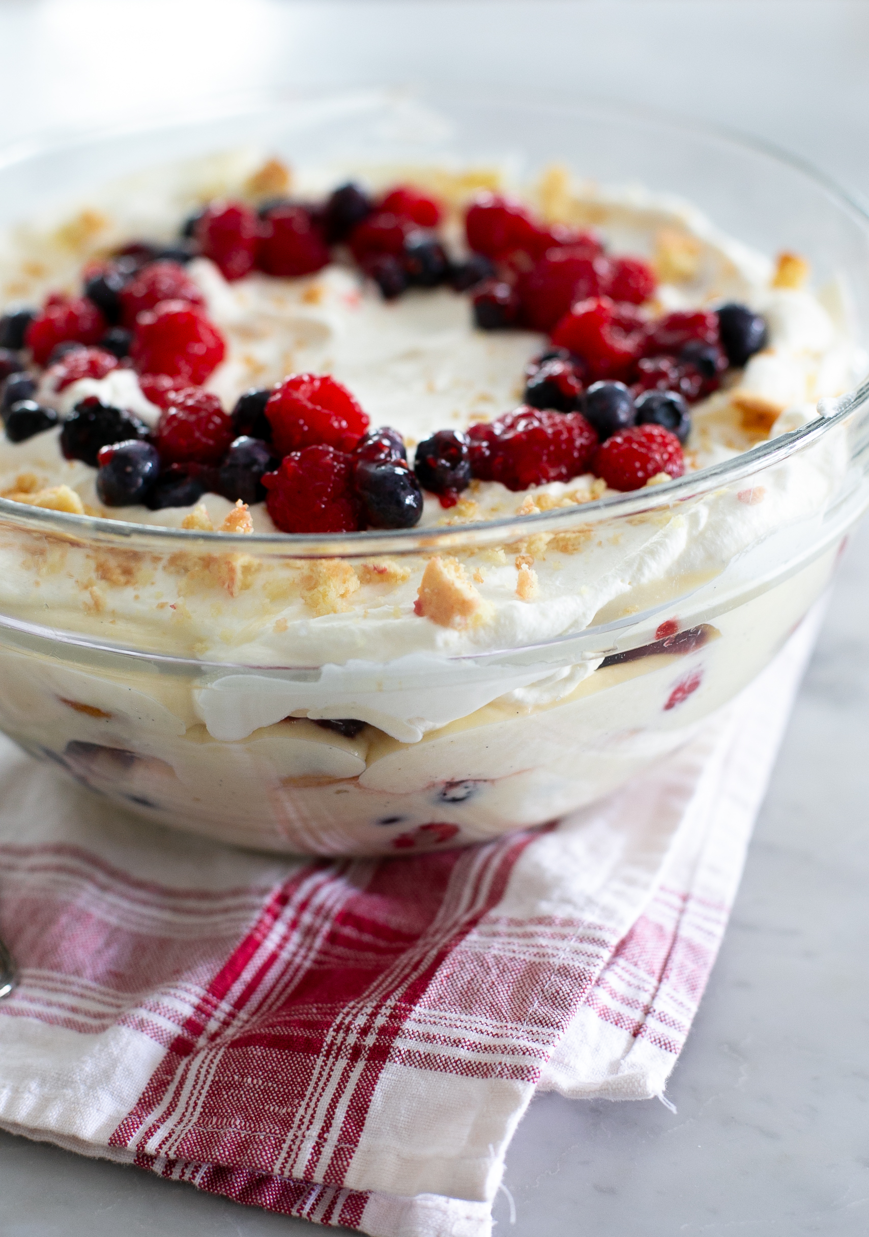 Berry Pudding - The Baker Chick