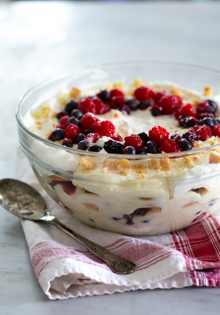 Berry Pudding - The Baker Chick