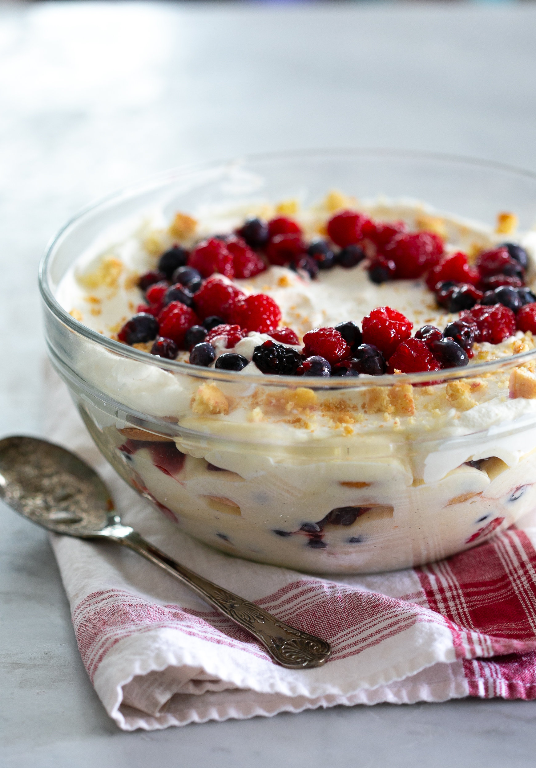 Berry Pudding - The Baker Chick