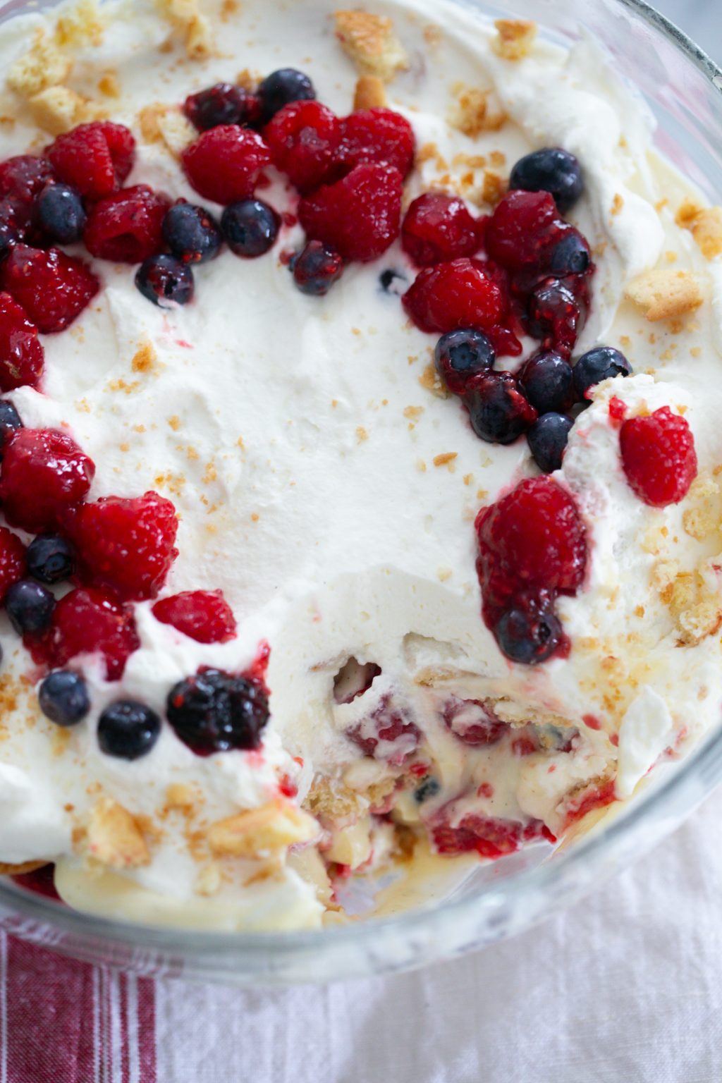 Berry Pudding - The Baker Chick